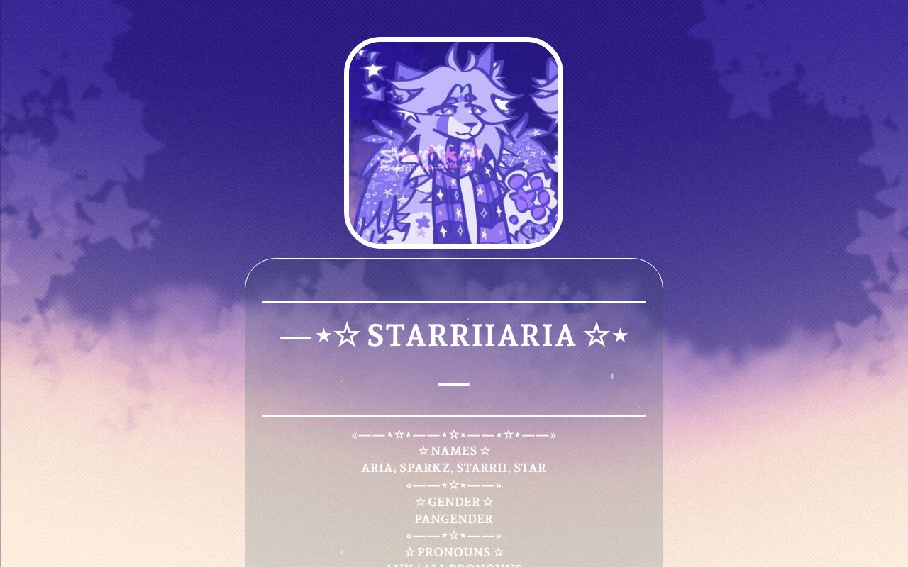 StarriiAria's Starry Links⭒